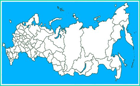 Карта России 2025 подробная с городами и областями на весь экран