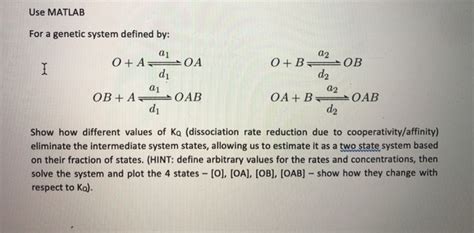 Use Matlab Genetic System Defined A1 A2 D2 01 A2 Di Show Different