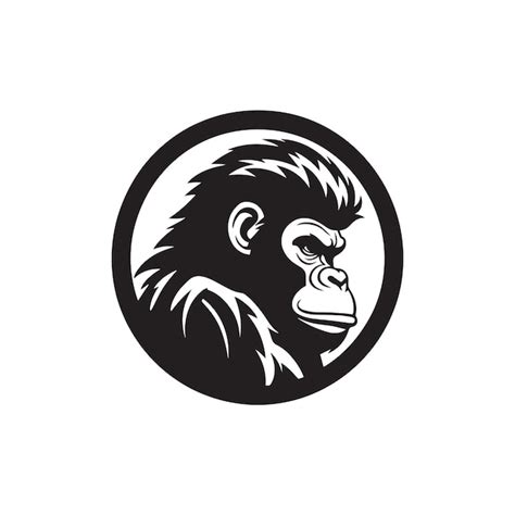 Premium Vector Vector Illustration Head Evil Ferocious Gorilla Mascot