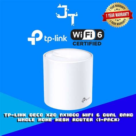 Promo Tp Link Deco X20 Ax1800 Dual Band Whole Home Mesh Router 1 Pack Diskon 10 Di Seller