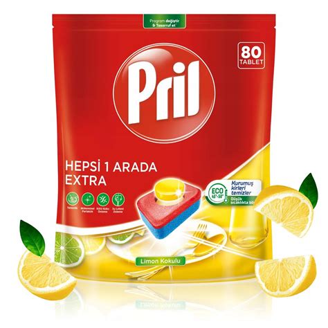 Tabletki Do Zmywarki Pril All In One Extra Lemon 80 Sztuk Inny