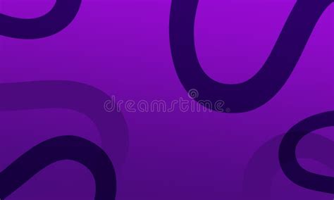 Violet Purple Curve Round Circles Lines Abstract Background Stock Illustration Illustration Of