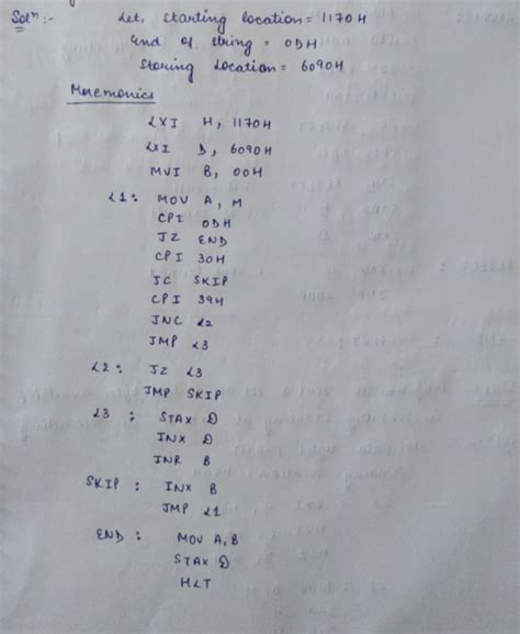 Answered A String Of Readings Is Stored In Memory Locations Starting