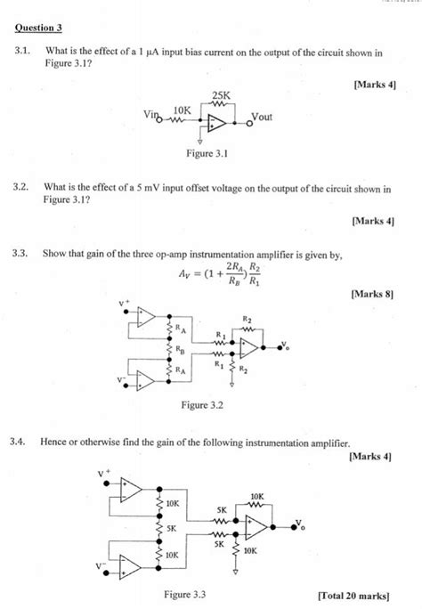 Solved Question 3 3 1 What Is The Effect Of A 1 A Input Chegg Com
