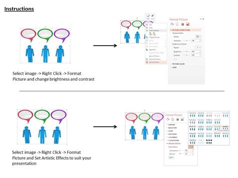 0914 Group Communication 3d Men Ppt Slide Image Graphics For Powerpoint