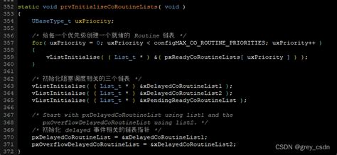 1302freertos中coroutine设计实现分析freertos Coroutine Csdn博客
