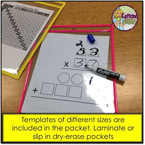 How To Teach Multi Digit Multiplication And Long Division Caffeine Queen Teacher Fun Math