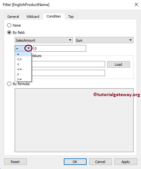 Conditional Filters In Tableau