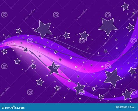 Purple Stars Background Stock Illustration Illustration Of Decoration