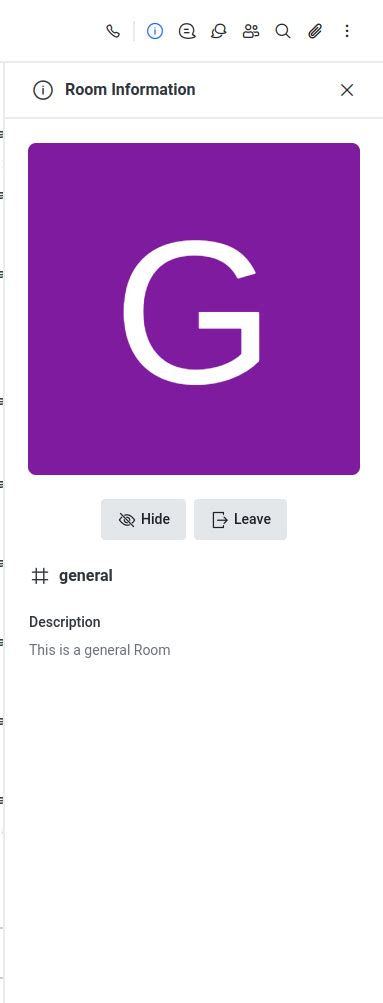 room information feature · issue 111 · rocketchat embeddedchat · github