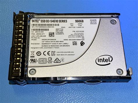 Intel 960gb Ssd 6gbps D3 S4610 Enterprise Dc Hp Caddy N 1 Gebraucht In Greifensee Für Chf