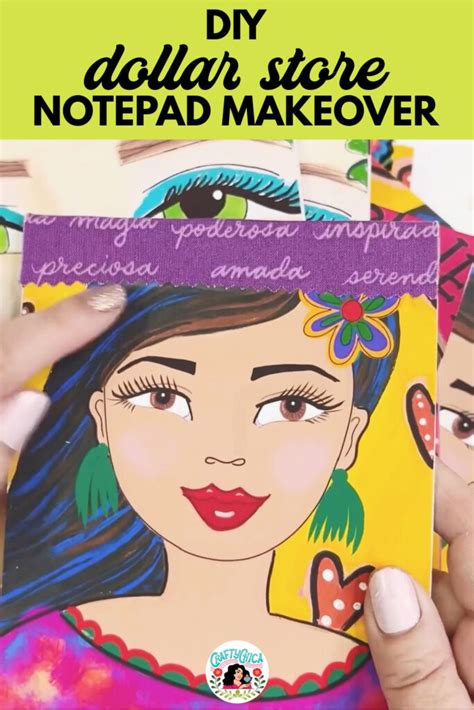 Diy Dollar Store Notepad Hack Crafty Chica