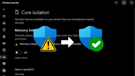 Fix Core Isolation Memory Integrity In Windows Security Youtube