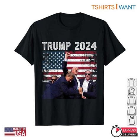 Trump Shooting T Shirt Nothing Can Stop American Great Again Tee