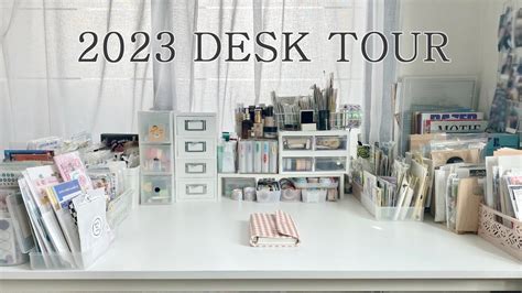 데스크투어 🤍 제가 가진 다꾸템 싹 다 보여드릴게요 4년차 다꾸러 책상 공개🫶🏻 영상 찍으려고 밤새 정리함🥹 Youtube