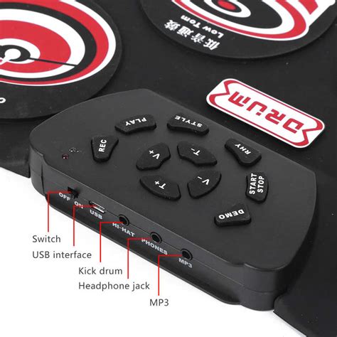 Foldable Drum Electronic Drum Multifunction Silico Grandado