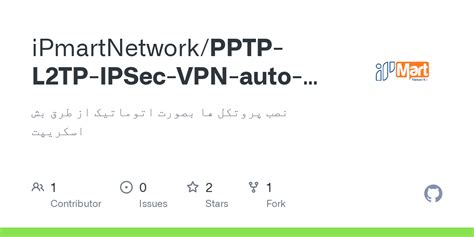 GitHub iPmartNetwork PPTP L2TP IPSec VPN auto install CentOS 7 نصب پروتکل ها بصورت اتوماتیک