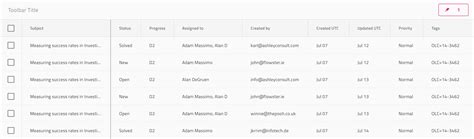 Grid Column Pinning Grid Feature