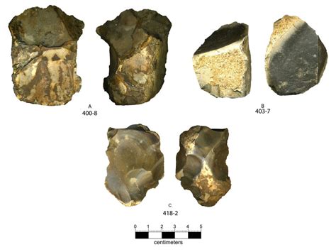Examples Of Multidirectional Flake Cores Download Scientific Diagram