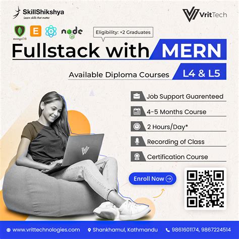 5 Months Full Stack Development With Mern Course Vrit Technologies