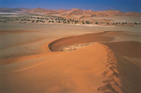 Namib Desert Physical Map
