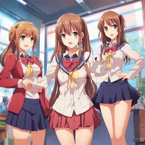 School Girls In Classroom By Hawks51 On Deviantart