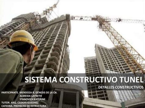 Detalles Estructurales Sistema Constructivo Tunel Mendoza R Genesis