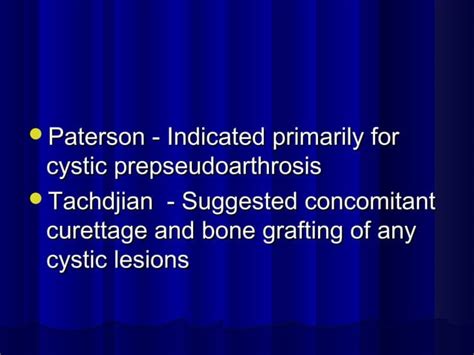 Congenital Pseudo Arthrosis Tibia New PPT
