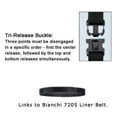 Bianchi 7200 Accumold Nylon Duty Belt 2 25