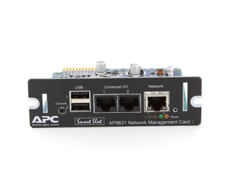 Apc Ap9631 Ups Network Management Card 2 With Environmental Monitoring Newegg Ca