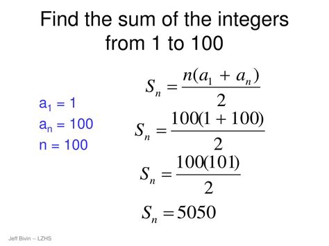 PPT Sum Of An Arithmetic Progression PowerPoint Presentation Free Download ID