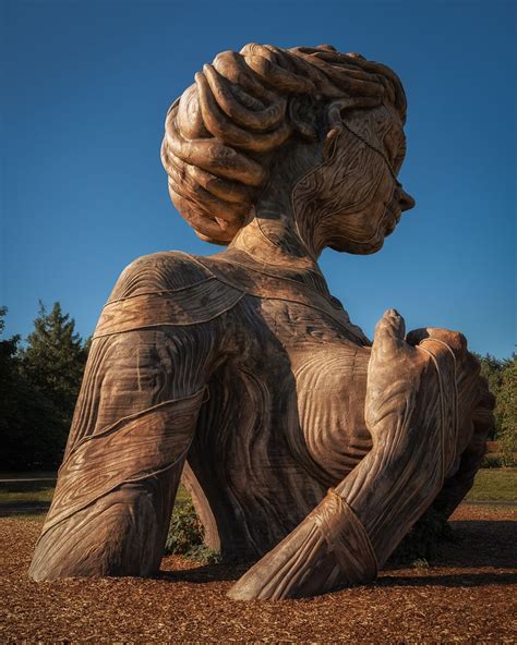 Hallow Sculpture By Daniel Popper From The Morton Arboretum United States