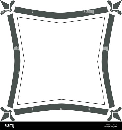Angular Vintage Frame Icon Stock Vector Image And Art Alamy