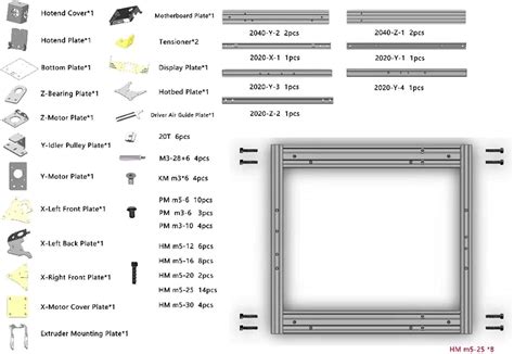 Review Imetrx 3d Printer Aluminum Extrusions Frame Kit Ncludes