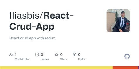 Github Iliasbisreact Crud App React Crud App With Redux