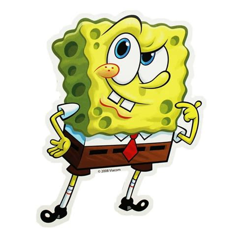 2pcs Spongebob Squarepants Magnet Set Spongebob Curious Face Flexible Refrigerator Magnet