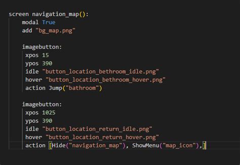 problem with a return button r renpy