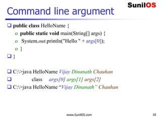 Initial Java Core Concept PPT