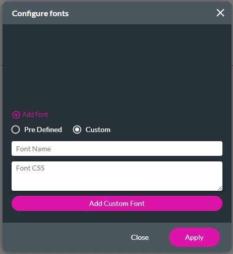 custom fonts on titan projects titan web