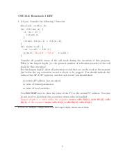 Cse3341hw3 Answers Pdf CSE 3341 Homework 3 KEY 1 14 Pts Consider The