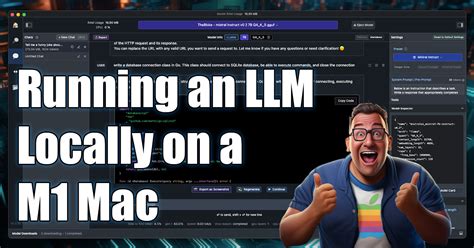 how to run llm locally mac m1