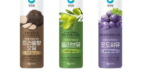 청정원 간편하게 뿌려 쓰는 오일스프레이 3종 출시