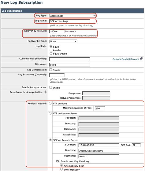 Configure SCP Push Logs In SWA With Microsoft Server Cisco