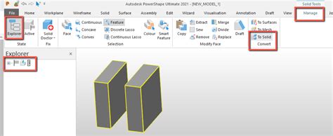 How To Divide A Single None Connected Solid Into Multiple Solids In