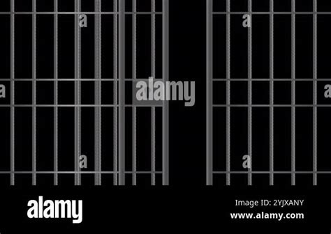 Opening Jail Door Animation Closed Jail Bars Prison Metal Bars Animation Jail Door Prison