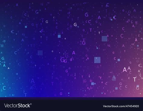Big Genomic Data Visualization Royalty Free Vector Image