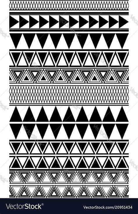 Simple Geometric Designs Border