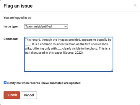 Flagging An Issue With A Record Ala Support