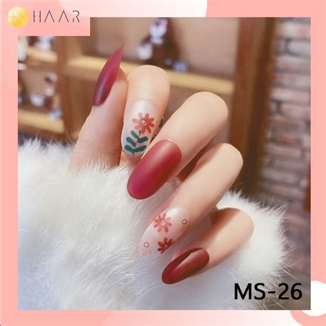 ☃ลายใหม่พร้อมส่งไทย เล็บปลอม กาว เล็บเจล สำเร็จรูป สั้นกุด ทรงยาว มี กาวติดเล็บ☛ Bdvvlxbk