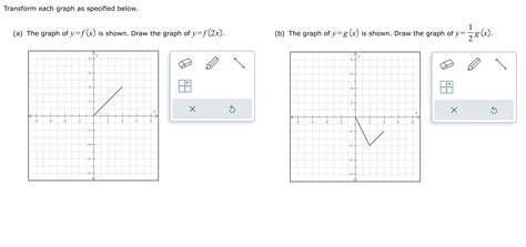 Solved Transform Each Graph As Specified Belowa ﻿the